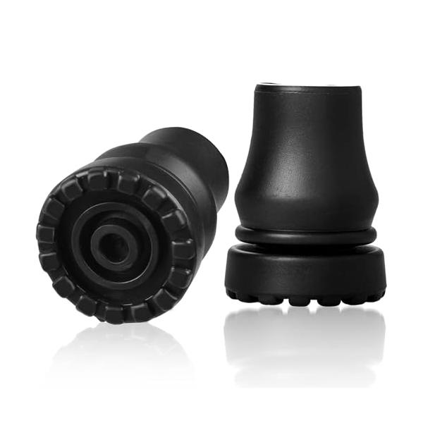 ブラック/19mm/gzd-047・Size:19mm・優れた安定性特徴的なスライドストップデザインを採用したこのストックヘッドは、どんな表面でも優れた牽引力を提供し、ストックのスリップや振動を的に防止し、歩行をより安全かつ安定させます。・...