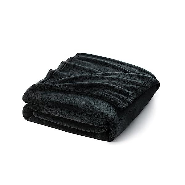 おしゃれブラック/ダブル・180X200/-・Size:ダブル・180X200Color:ブラック・?予想外の柔らかさ私たちは従来のフランネルフリースブランケットをアップグレードし、より柔らかく暖かくなるようにしました。最高級のマイクロファ...