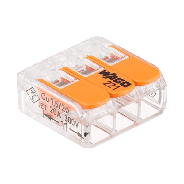 透明/-/WFR-3BP・PatternName:単品・パッケージ個数:1・●8個入●ブリスターパック●電線数:3本●定格(一般用途):32A-450V●見える・簡単・小型・ゆるまない・単線、より線OK●透明化:ハウジングを透明化し確認しや...