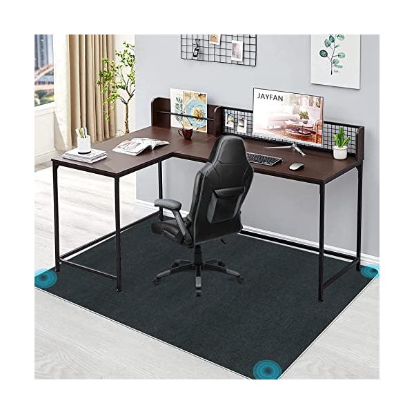 床保護マットブラック/約100 * 140cm/-・Size:約100 * 140cmColor:ブラック・チェアマット床保護マット椅子の車輪の重さで床に傷がついたり、へこんだりすることがありますので、床を傷つけないようにキャスターの材質に...