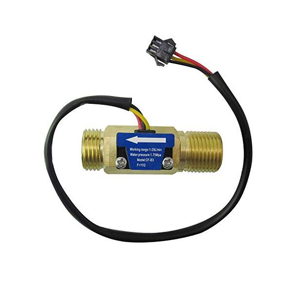 ★このフローセンサースイッチは真ちゅう製で、すべての材料がROHS試験基準に準拠しています。・★防水・耐熱・耐圧・耐寒・小型、安定・信頼性。 インストールが簡単。・★水道管によくフィットするG1 / 2 おねじ。流量計は、パイプ内の流体の流...