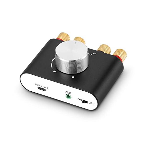 ・2022アップグレード版  ・・Color:2022アップグレード版・Bluetoothレシーバーとパワーアンプ(Headphone Amplifier)の2-In-1アンプです。スマホなど無線でスピーカに繋がります。（PSE/技適取得済...