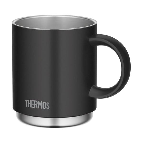 マグカップブラック/350ml/JDS-351・Size:350mlColor:ブラック・パッケージ個数:1・温かさ・冷たさ長持ち ステンレス製魔法びん構造のマグカップ・本体サイズ(約):幅11.5×奥行き8×高さ9.5cm、本体重量(約)...