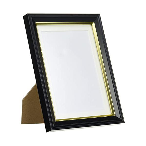 ・黒 L判 VSIY-L・・Size:L判・本体:樹脂製 面材：ガラス・外寸:130×169mm 内寸:109×147mm・重量：170g・マット1枚付[L判窓寸:83×121mm]・パッケージ：白かぶせ箱