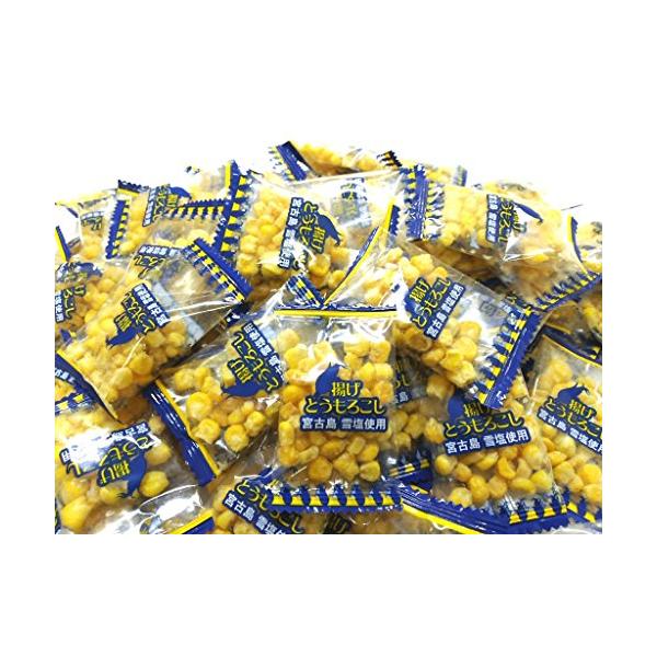 PatternName:とうもろこし800g・パッケージ個数:1・ほんのり甘いとうもろこしをサクッと揚げさっぱりした塩味に仕上げました。・宮古島の雪塩を使用・愛知工場で加工味付けしました。・内容量：800g　個包装込800g・原材料名：とう...
