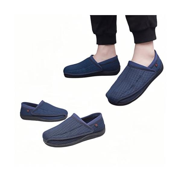 ダークブルー/27.5 cm/-・Size:27.5 cmColor:ダークブルー・パッケージ個数:1・着脱簡単一体型のアッパーデザインなので、引っ張ってくっつけるだけで素早く着脱できます。さまざまな足のタイプの人に個別の快適さを提供するよ...