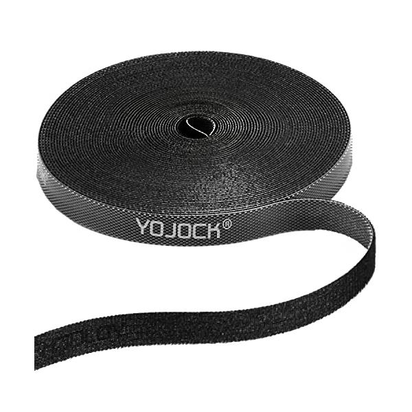 ・黒い 5M ・・Size:5M・両面用マジックバンド：両面用結束バンド マジックテープ１巻 10mmx5m ナイロンとプラスチックで作られ、使用するとき結束対象物を傷つけないです。・便利なケーブルタイ：結束バンドの体積がコンパクトで持ち運...