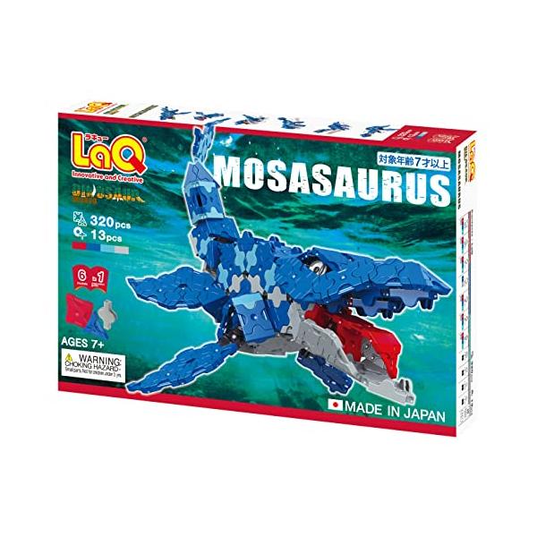 モササウルスブルー/-/L007780・ダイナソーワールドに人気恐竜モササウルスが登場・メインの「モササウルス」はチェーンテクニックとボールジョイントパーツを使った可動が魅力 口やヒレを動かせます。・つくれるモデルは6種類 サイカニア、アー...
