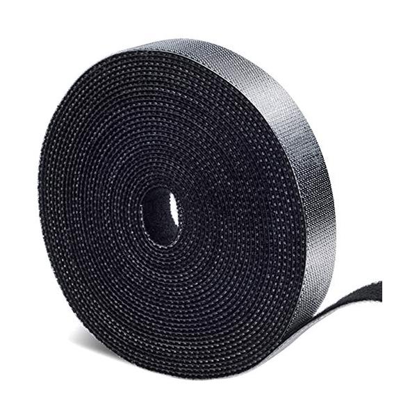 ・黒 長11m幅広15mm ・・Size:長11m幅広15mm・【商品仕様】幅広 超ロングタイプ サイズ：15mmx11m　幅広15mm、たっぷり11mサイズで、結束物の大きさは問わない、はさみなどで簡単にカットでき、マジックバンド 自由な...