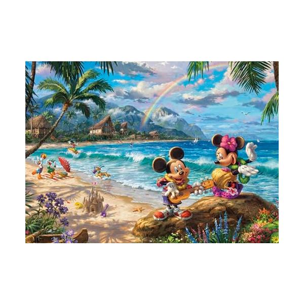 クラシックハワイのミッキー。/1000/3183-15・パッケージ個数:1・高品質のジグソーパズル:当社の1000ピースのジグソーパズルは、高品質で頑丈なパズルボードを使用して作られています。 このパズルは、高解像度のアートワークが特徴です...