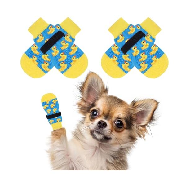 ダック/XS/bin027kutu・Color:ダックSize:XS・??サイズ：ご購入前に必ずペットの足を測定してください。足幅が2つのサイズの中間にある場合は、小さめのサイズをお選びください。・??おしゃれなデザイン：この犬用ソックスは...