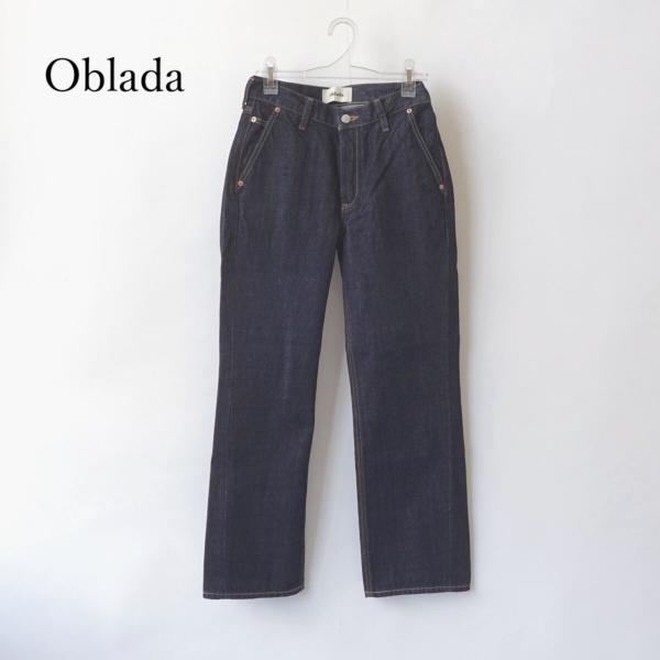 Oblada/オブラダ・ SEVIGNY JEANS【素材構成】 コットン100%ローライズが新鮮な新しいデニムパンツ。後ろ股上は深めに設定したフォルム＆スラックの様なポケットをイメージしており、メンズライクながら上品に穿いて頂けるデニムパ...