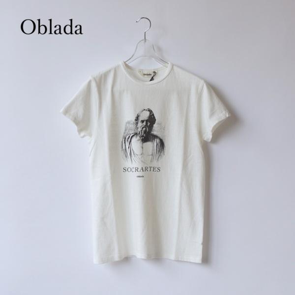 Oblada/オブラダ・SOCRATES TEE【素材構成】コットン100%偉人TEEシャツのソクラテスTEEです。コンパクトTEEにソクラテスをプリントしました。バックプリントでソクラテスの名言無知の知についてプリントしています。