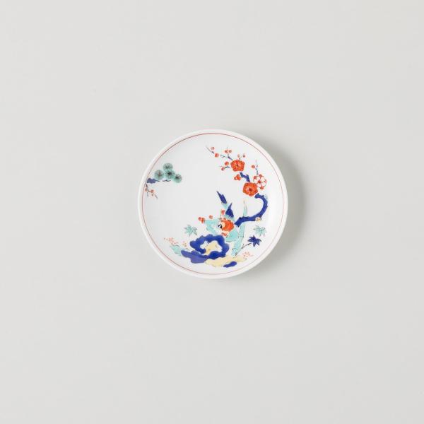 ・商品名：色絵 小皿・サイズ：φ10.5×H1.2cm・素材：磁器・色：マルチ・柄：コンゴウインコ・生産地：長崎県（波佐見焼）・メーカー：マルヒロ・備考：電子レンジ使用可。※食器洗い乾燥機では使用しないでください。洗剤に含まれている成分や強...