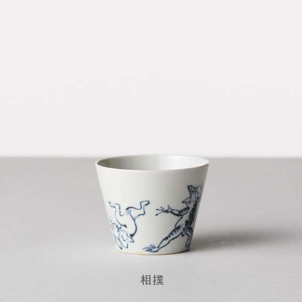 ・商品名：そば猪口・サイズ：φ8×H6.1cm/170cc・素材：磁器・色：白・柄：相撲・生産地：長崎県（波佐見焼）・メーカー：マルヒロ・備考：電子レンジ使用可。※食器洗い乾燥機では使用しないでください。洗剤に含まれている成分や強い水圧のせ...