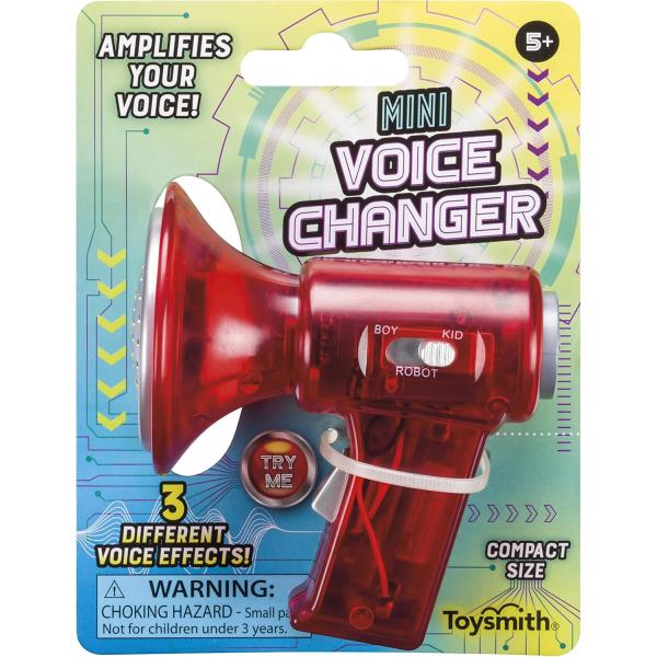 Toysmith トイスミス  マルチボイスチェンジャー 3音変声タイプ ブルーToysmith Tech Gear Multi Voice Changer ? Amplifies Voice with 8 Fun Effects, Fun...