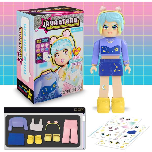 ファッションドール Diva AM.PM 2つの衣装と100種類以上の着せ替えスタイルFashion Doll - Diva_AM.PM with 2 Outfits and 100+ Ways to Customize自分だけのスタイルを...