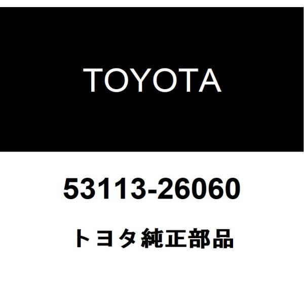 TOYOTA トヨタ 純正部品ラジエータ グリル LWR LH純正品番53113-26060■ご注文後の交換・返品・キャンセルなどはお受けいたしかねます。■車検証情報をお知らせ頂ければ、適合確認させて頂きます。お気軽いにお問い合わせください...