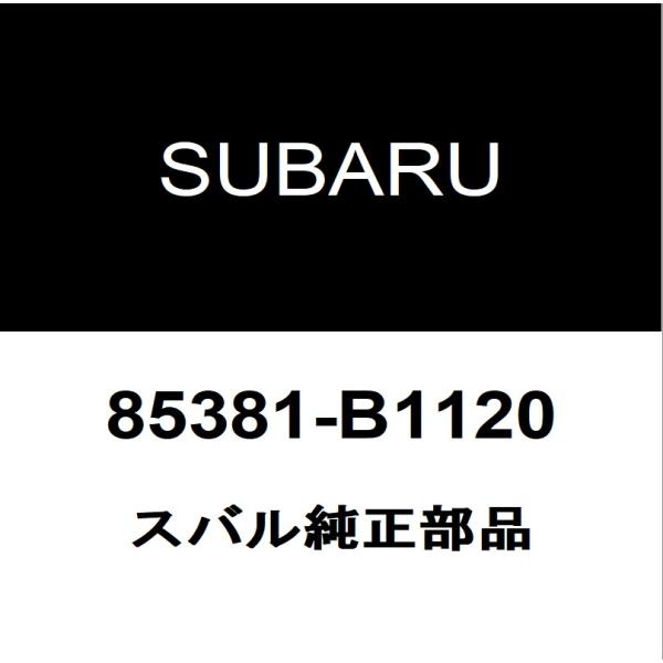 SUBARU スバル 純正部品フロントウィンドウォッシャノズル純正品番85381-B1120適用車種スバル ステラ  型式：5BA-LA160F■ご注文確定後の交換・返品・キャンセルなどはお受けいたしかねます。■車検証情報をお知らせ頂ければ...