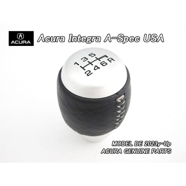 【商品名】北米(US)アキュラ.インテグラ純正シフトノブ＊"A-Spec"用6速マニュアルミッション＊北米(US)2023年-2024年モデル【適合-車種】アキュラ.インテグラ＊DE系(DE4/DE5)-北米(US)専売車その他＊ホンダ車等...