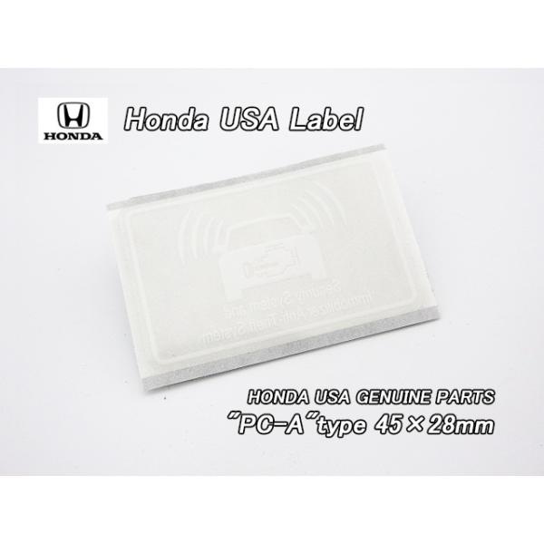 【商品名】北米(US)ホンダ純正ラベル"セキュリティコーション"＊PC-Aタイプ "Immobilizer &amp; Security Caution"＊別名:コーションステッカー/インフォメーションシール＊ドアガラス用【適合-車種】北米...