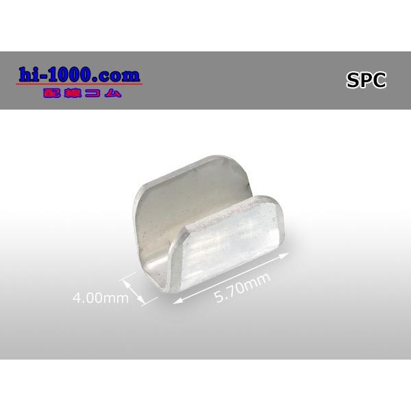 電線相互を接続するための接続子で、電線の組合わせにより直線、分岐、閉端と様々な接続ができ、広い用途に利用されています。　表記は1個の価格です。W=4.0mm(内寸) L=5.7mm■メーカー/シリーズ：日本圧着端子(JST)■適応電線範囲：...