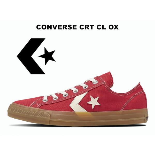 コンバース CONVERSE CRT CL　アーカイブの「CX PRO-250」をベースに、ストリートな雰囲気にアレンジしたモデル。 ガムソールのテープがスタイリッシュな印象のデザイン。 ブラック、ホワイト、レッド、グリーンの4カラー展開。...