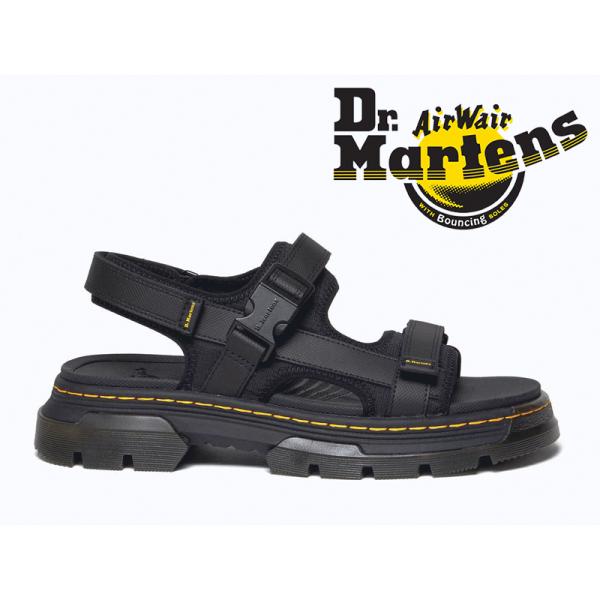 Dr.Martens ドクターマーチン FORSTER マルチストラップ サンダル　軽量かつ頑丈なアウトソールを搭載した「TRACT（トラクト）」のサンダル。3本の調節可能なストラップを備えた機能的なアイテムです。アッパーは、ファブリック素...