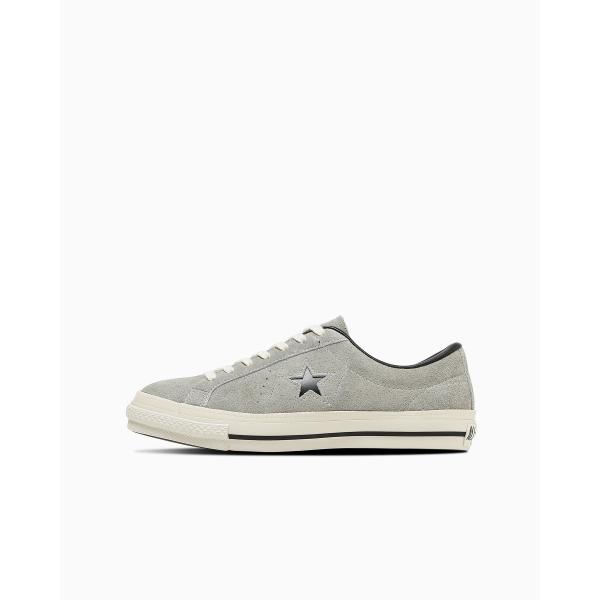 コンバース ワンスター J スエード メイドインジャパン　2026年春夏新作。国産ワンスターの素材、カラーアレンジモデル。 上質な国産スエードをアッパー全面に使用。 クラシックなグレイに、ブラックの一つ星が特徴的なデザイン。 ヒールラベルの...