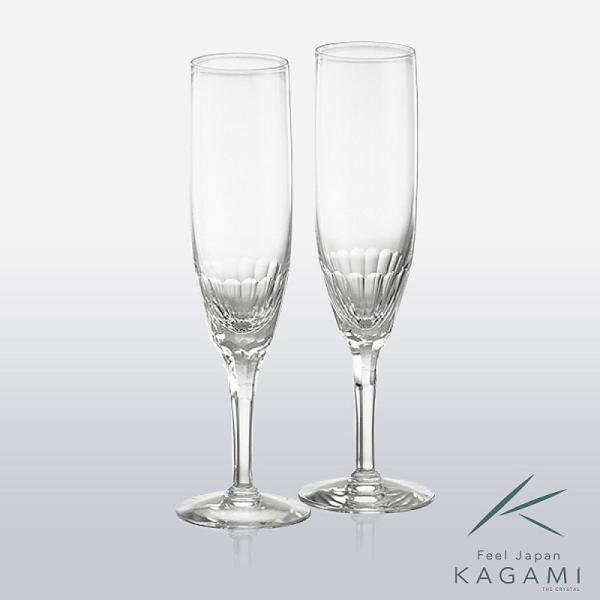 使いやすく、シンプルなデザインでご好評をいただいているカガミクリスタルのシャンパングラスです。無駄のないフォルムは高級感に溢れ、妥協を許さないそのクオリティは各方面から高い評価を受けています。またこちらの商品はペアでの販売となりますので、結...