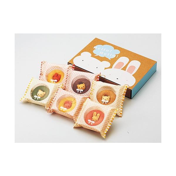 いろとりどりなドーナツのまんなかに、かわいらしいウサギとクマをデザインした美味しい＆かわいい焼ドーナツです。見た目のかわいらしさはもちろん、しっとりとした食感に、きっとあなたもトリコになること間違いなし♪各種贈り物に最適な、キュートでユニー...