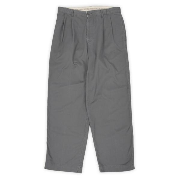 商品名：カルバン・クライン Calvin Klein 90s 2タック チノパンツ CK Khakis カーキス アメリカ 古着 (-8764)表記サイズ：W32 L30実寸サイズ：胴囲/ウエスト:82cm  股下/レングス:76cm  総...