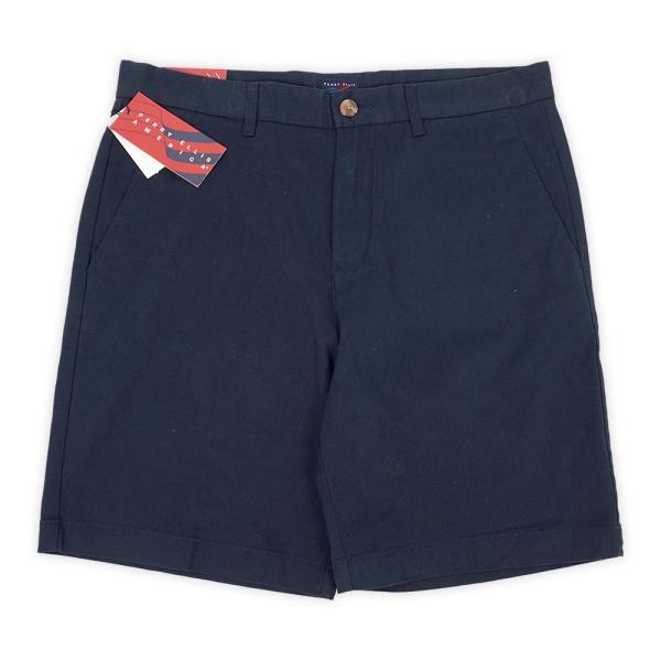 商品名：ペリーエリス PERRY ELLIS デッドストック 未使用 00s Y2K ノータック チノショーツ USA 古着 (-5443)表記サイズ：W33実寸サイズ：胴囲/ウエスト:86cm  股下/レングス:21cm  総丈:48cm...