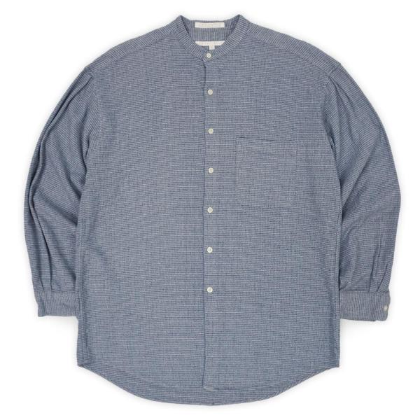 商品名：ペリーエリス PERRY ELLIS  90s バンドカラーシャツ ペリエリ 長袖 レーヨン オールド ビンテージ USA 古着 (-6182)表記サイズ：L実寸サイズ：着丈(襟元から裾):80cm  身幅(脇下から脇下):60cm...