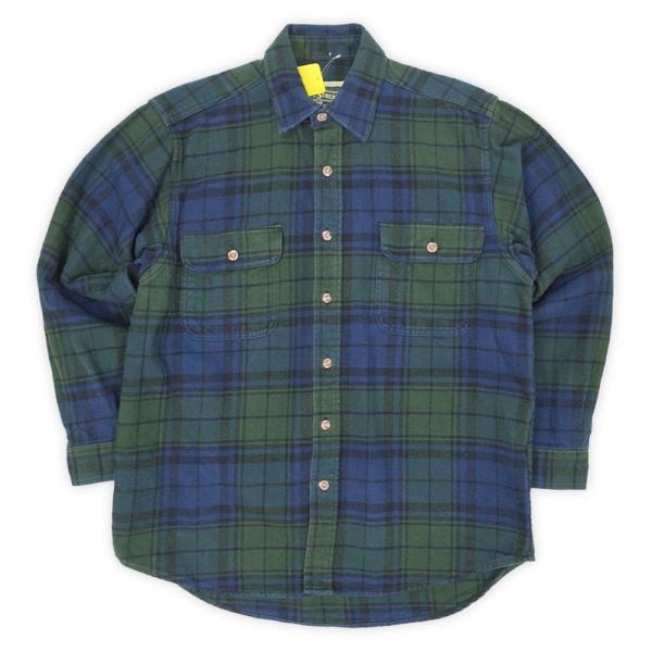 商品名：フィールド&amp;ストリーム FIELD &amp; STREAM 00s ヘビーネルシャツ アメカジ アウトドア 定番 古着 (-7996)表記サイズ：M実寸サイズ：着丈(襟元から裾):79cm  身幅(脇下から脇下):56cm...