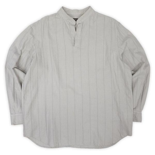 商品名：ストラクチャー STRUCTURE 90s キーネック プルオーバーシャツ バンドカラー 総柄 珍品 古着 (-8678)表記サイズ：XL実寸サイズ：着丈(襟元から裾):80cm  身幅(脇下から脇下):67cm  肩幅:52cm ...