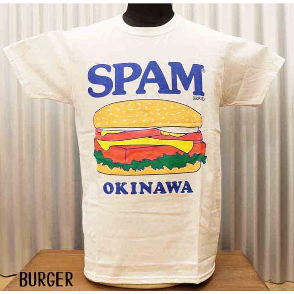 沖縄を代表する食べ物の1つ「SPAM」のバーガーデザインTシャツ！