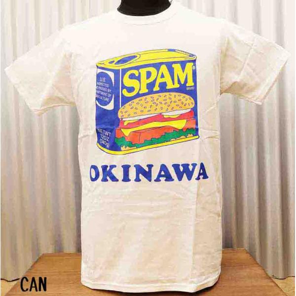 沖縄を代表する食べ物「SPAM」の缶デザインの沖縄限定Tシャツ！