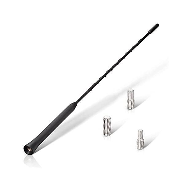 絶妙な構造、強い信号この車のアンテナの内部は高品質のステンレス鋼で作られています。 完璧な構造はアンテナに強力なFM受信機能と安定性を与えます。 相対的に言えば、長い車のアンテナの信号は短い車のアンテナの信号よりも優れています。 より強力な...