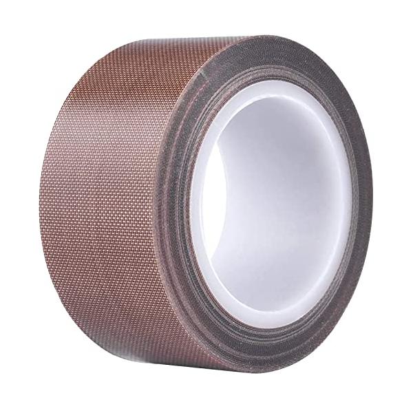商品仕様素材：PTFE、 サイズ：幅25mmｘ長さ10m 、色：茶色、使用温度範囲：-70300℃。特徴：高強度、高温耐性、300°の高温状?でも依然として役に立てますし、表面は滑らかで、非粘着性があり、低摩擦，電気の絶縁性はとても良くて、...