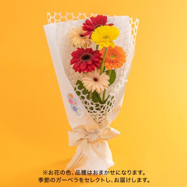 ■お届け2026/4/1 から 2026/4/30まで 5日後以降でご指定可■注文締切2026/04/25　14:00までガーベラは「希望」や「前向き」という花言葉を持ち、新生活が始まる4月にぴったりの花材です。4月の新しい毎日に、パッと咲...