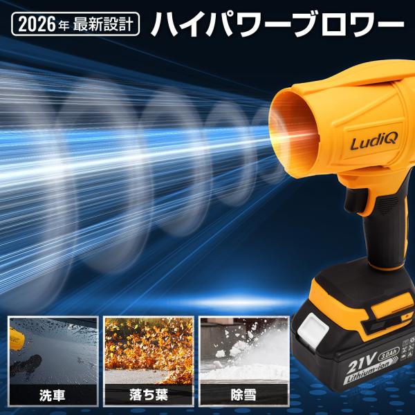 ハイパワー充電式コードレスブロワーセット内容 ［1］ブロワー単品・ブロワー本体 ×1・取扱説明書［2］バッテリー（充電器）セット・ブロワー本体 ×1・バッテリー（充電器）・取扱説明書保証期間 商品到着から1年間［初期不良7日間含む］検索：洗...