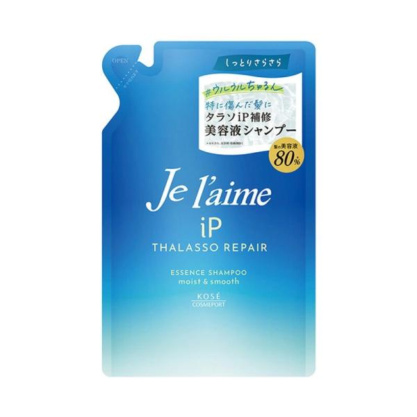 商品名：KOSE Je l’aime iP タラソリペア 補修美容液シャンプー （モイスト＆スムース） つめかえ用 340mlJAN：4971710523485【商品の詳細】メーカー公式サイトにて仕様・スペックは公開されておりますが当店では...