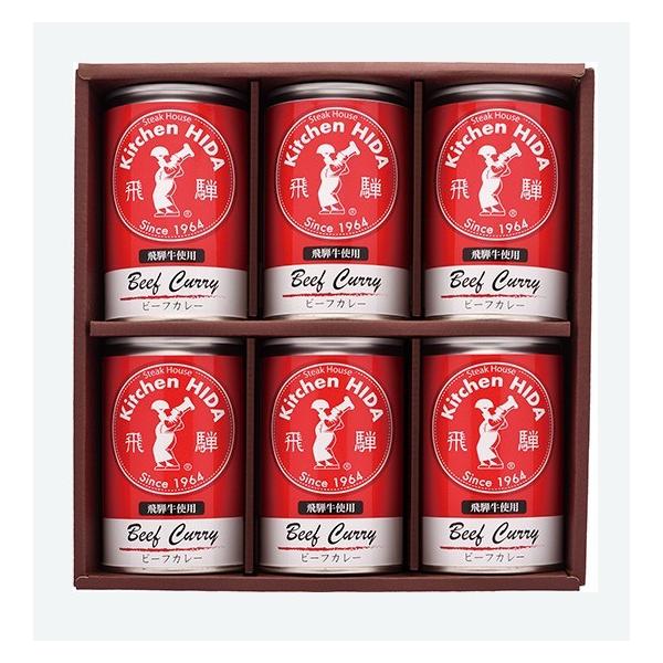 飛騨牛と淡路島産玉葱を贅沢に使用した香り豊かでスパイシーなカレーです。ビーフブイヨンをベースに飛騨牛の旨みが溶け込んだルーと爽やかなスパイスの香りが食欲を刺激します。セット内容（化粧箱入り）●飛騨牛使用ビーフカレー缶（430ｇ） × 6缶