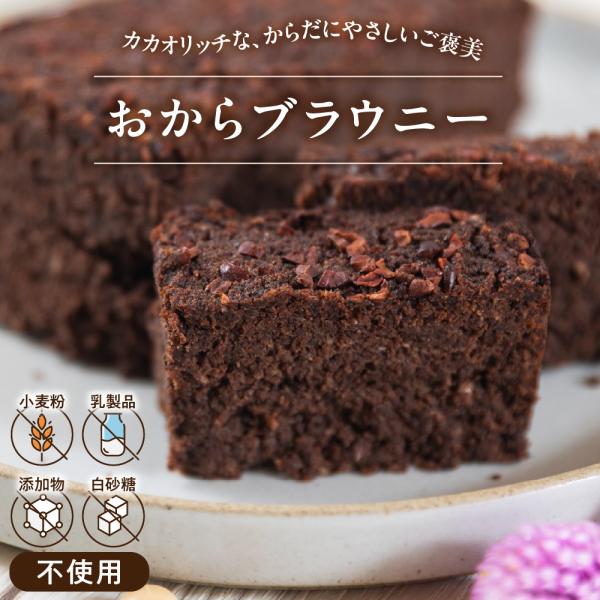 【商品】おからをふんだんに使った、おからブラウニー【商品内容】1本横6cm縦18cm高さ4cm【おすすめ】ケーキ スイーツ ギフト として人気があります。また グルテンフリー の チョコレートケーキ でもあるので、食べやすいです。【このよう...