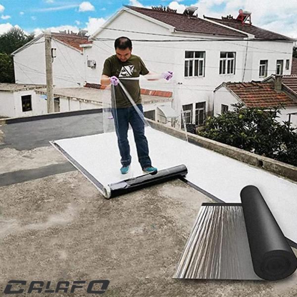 強力防水シート - がして貼るだけ 断熱防水 万能止水テープ 屋外・屋上・屋根使用可能 幅1m×長さ 5~20M厚さ1.5~3ｍｍ注意：手動測定のため、寸法と厚さに誤差があるのは正常です