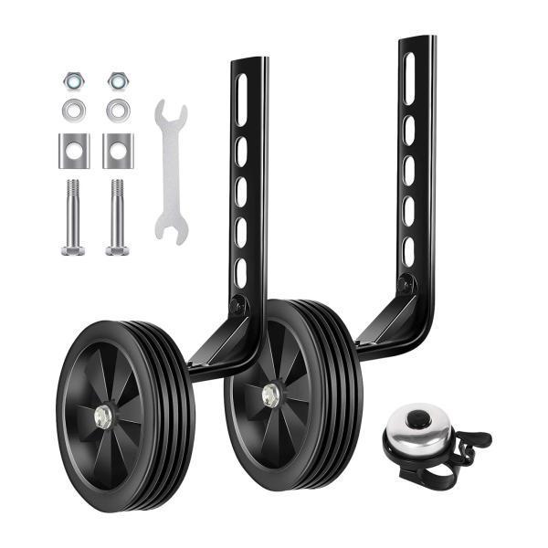 説明:[互換性]: 子供用自転車補助輪は.12インチ.14インチ.16インチ.18インチ.20インチの子供用自転車に適しており.お子様の自転車に必要な安定性を提供します. [調節可能なデザイン]: 子供用自転車補助輪は.お子様の学習の進捗状...