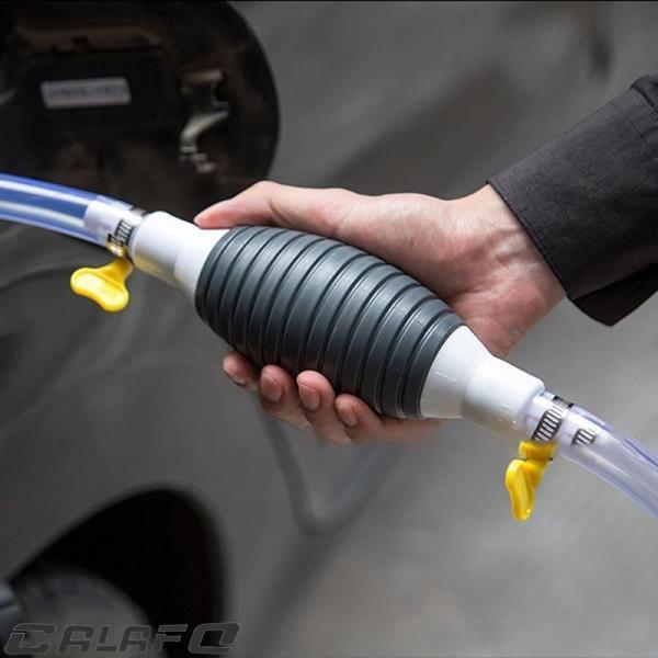 サイフォン液の流れを素早く開始するゴム製ハンドポンプ。 長くて厚い透明なpvcホースは、油や高温に耐性があります。 ホースとボールポンプの気密性を高め、側面漏れを防ぐ2つの黄色の継手が装備されています。この手動ウォーターポンプは、燃料ガソリ...