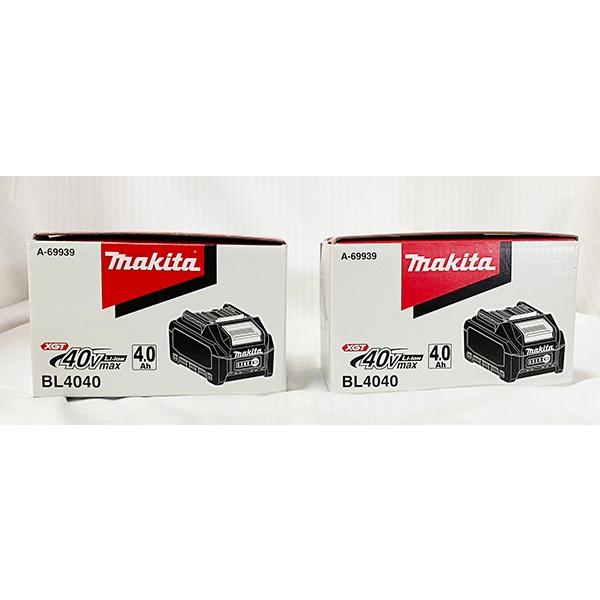 送料無料◆マキタ/Makita リチウムイオンバッテリBL4040 36V(40Vmax) 4.0Ah A-69939 2個セット 未使用品 札幌市発コンディション：未使用品未使用品での出品でございます。ブランド: 品名/型番: リチウムイ...
