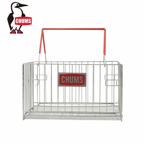 CHUMS チャムス Folding Steel Basket フォールディングスチールバスケット CH62-2259 【 ギア 折り畳み 収納 カゴ ランドリー キッチン 洗面所 キャンプ アウトドア 】